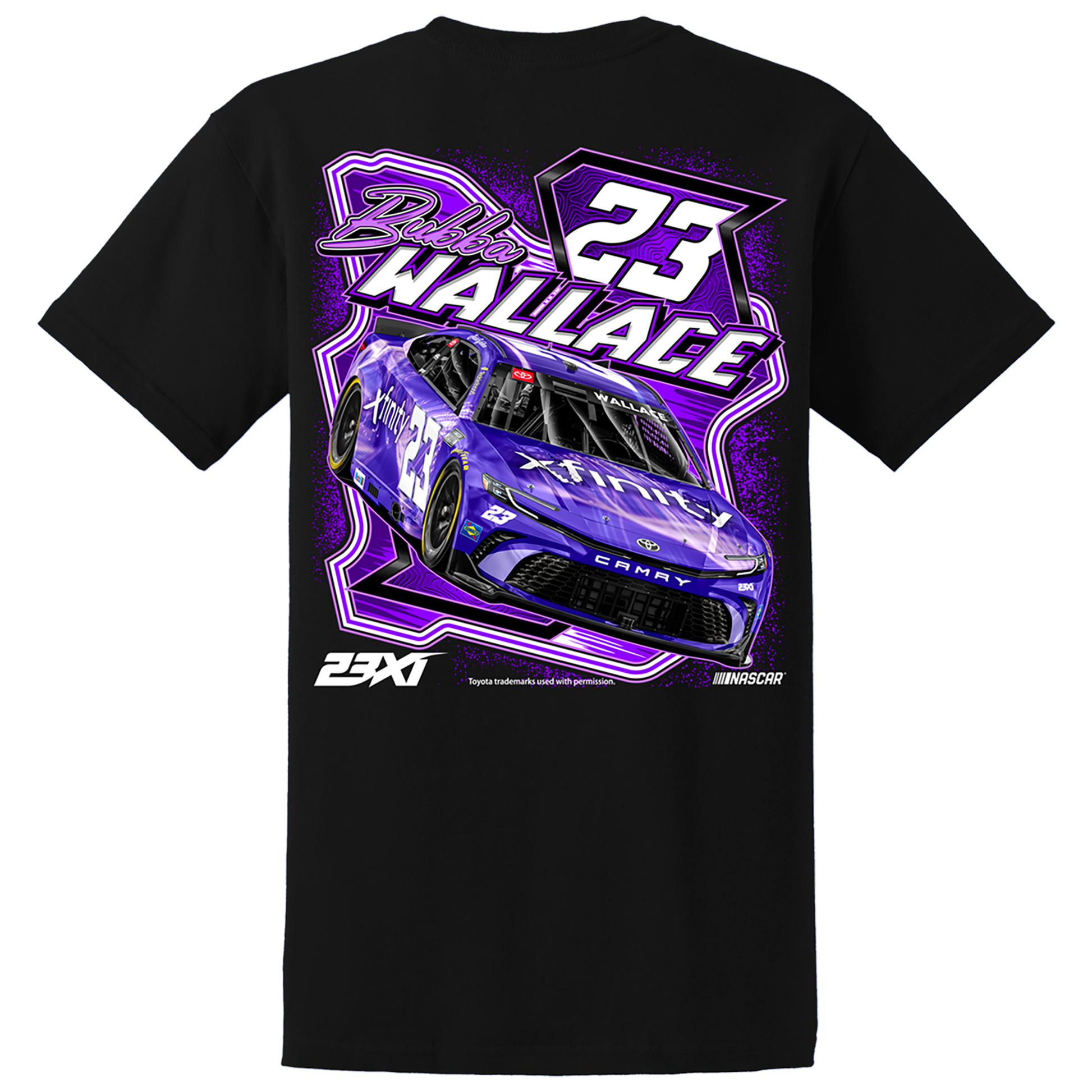 BLACK XFINITY TEE – Bubba Wallace Store