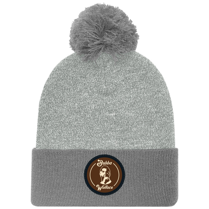 PVC PATCH GREY POM POM BEANIE – Bubba Wallace Store